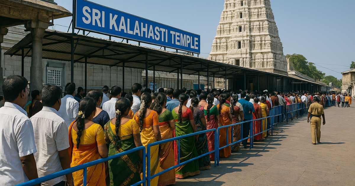 Sri Kalahasti Temple Crowd Status & Live Updates