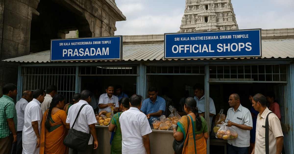 Sri Kalahasti Temple Prasadam & Official Shops